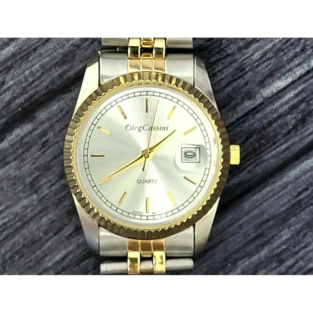 Oleg Cassini | Accessories | Clean Vintage Oleg Cassini Mens 4th Annv ...